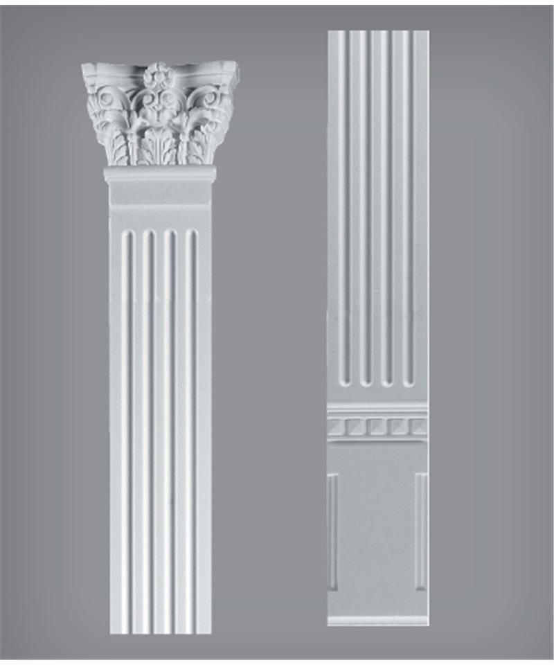 Sur le pilastre de l'polystyrène expansé Bovelacci EL01P